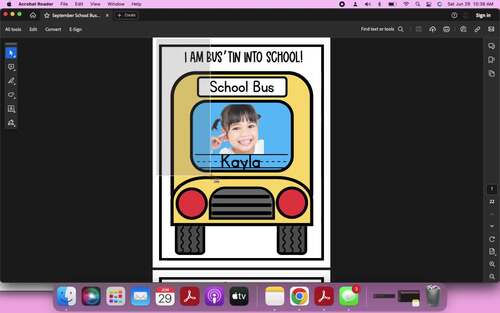 School Bus Name Craft! Pre-K/K by Hope in Kinderland | TPT