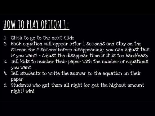 Adding One-Digit Numbers 1-10 (Within 20) APPEARING/DISAPPEARING GAME PPT