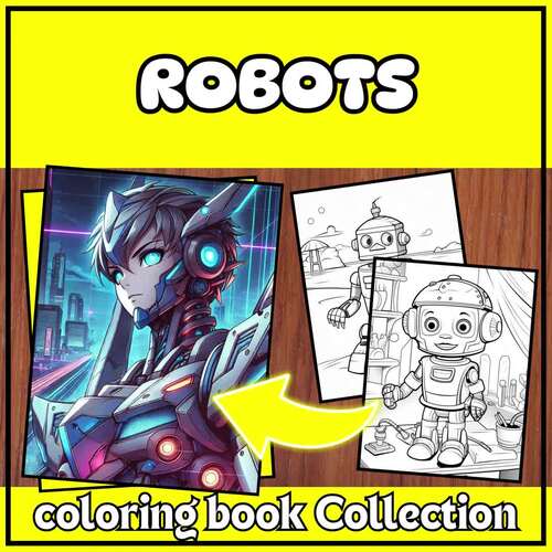 Back to School Robot Coloring Pages - 21 Unique Designs | Summer Activity