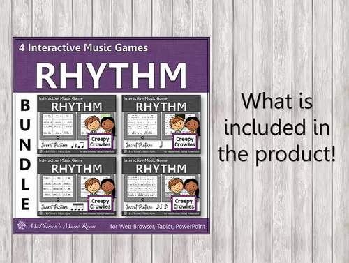 Rhythm Interactive Music Games Reveal the Secret Picture {Creepy Crawlies}