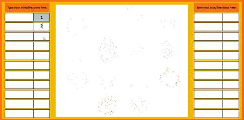 Mystery Digital EDITABLE LOW PREP - Space Mash up PIXEL ART Reveal Template