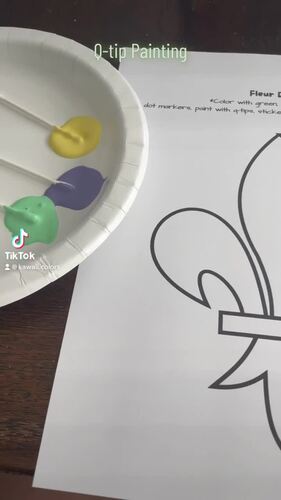 Mardi Gras No Prep Crafts for Preschool and Kindergarten Students ...