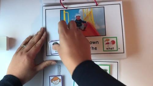 Action Verbs Interactive Adapted Book for Special Education (Park Theme)