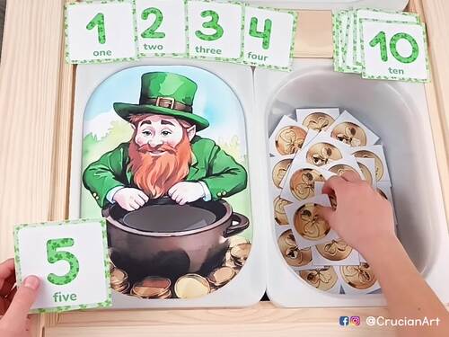 St. Patrick’s Day FLISAT Table Insert Template | Interactive Play ...