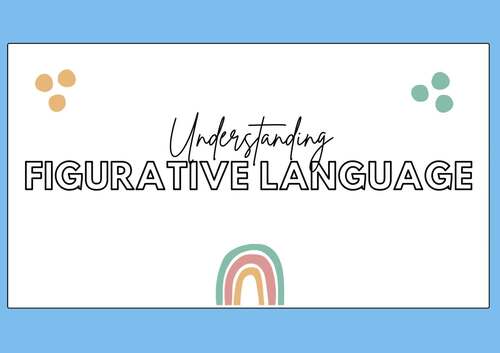 Figurative Language 3rd Grade by Teach those Kids a Lesson | TPT