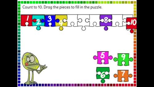 Counting Numbers 0-10 Digital Tasks by Aussie Waves | TPT