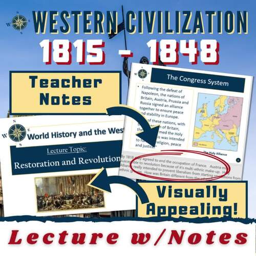 European History From 1815 to 1848 - Lecture - Teacher Notes, Quiz ...