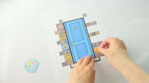 Mexican Tile Art Hispanic Heritage Symmetry Drawing Activity Talavera ...