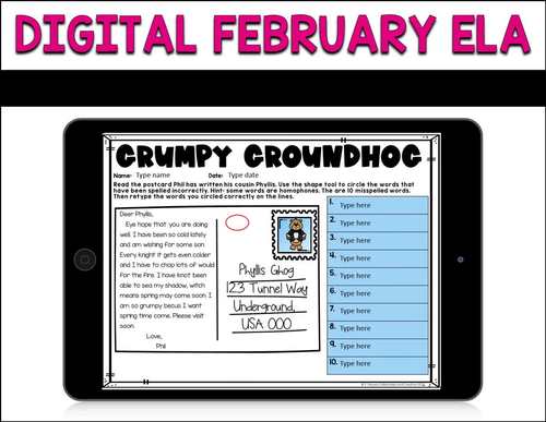 February ELA Pack: No Prep Printable Activities for 2nd Grade Distance ...