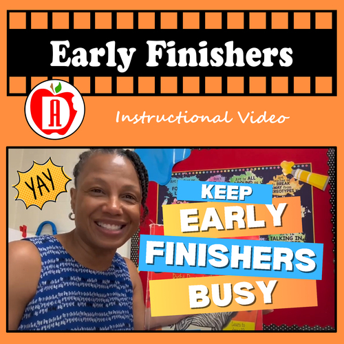 Early Finisher Activity - Elementary Early Finisher Ideas - I'm Done ...