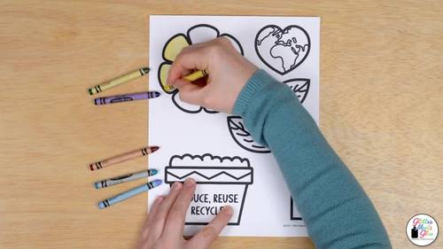 Earth Day Craft: Build a Flower Pot Activity, No Prep Writing Prompts ...