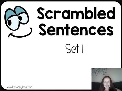 7 Minute Whiteboard Videos - Scrambled Sentences Set 1 (with audio)
