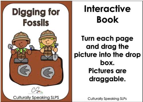 BOOM CARDS™ Digging for Fossils Interactive Book by Culturally Speaking ...