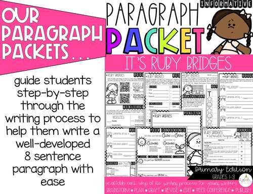 It's Ruby Bridges | Biography Paragraph Packet | CKLA Informational Writing
