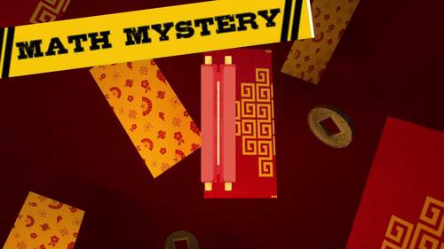 Chinese New Year Math Mystery Activity - 2nd Grade Pack - Lunar New Year