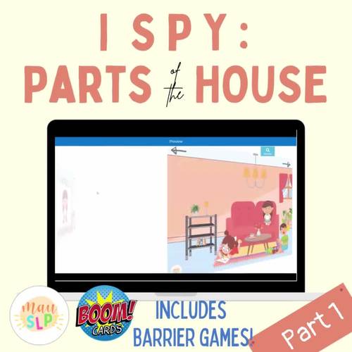 I Spy: Parts of the House with barrier games (Part 1) by Mau SLP