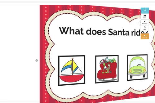 Wh Questions (who, what, where) -Christmas Edition- Boom cards | TPT