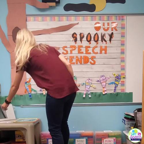 Seasonal Speech Therapy Crafts and Bulletin Board Sets by Fun in Speech