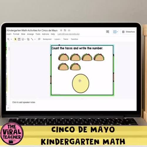 Cinco de Mayo Math Activities for Kindergarten Google Slides™ | TPT