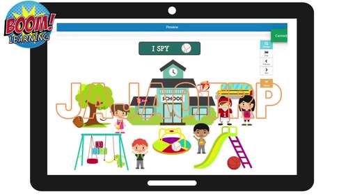 End of the Year I Spy - Boom Cards Distance Learning by jajaotrp