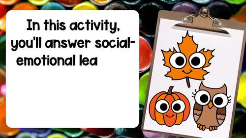 Guided Drawing for CBT and Social Skills Directed Drawing Fall Art ...