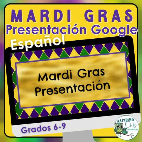Mardi Gras Interactive Presentation Reading Escape Room Activity