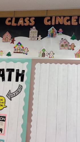 Class Gingerbread Village! Christmas Holiday Village! Everything you need!