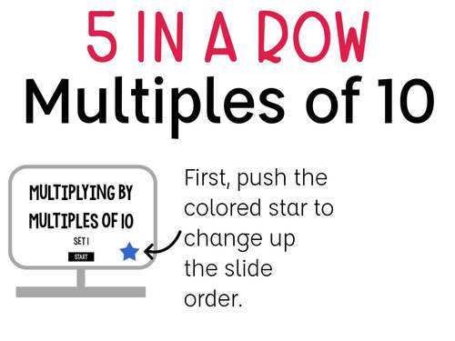 Multiplying by Multiples of 10 Games | Place Value to Multiply 3.NBT.3 ...