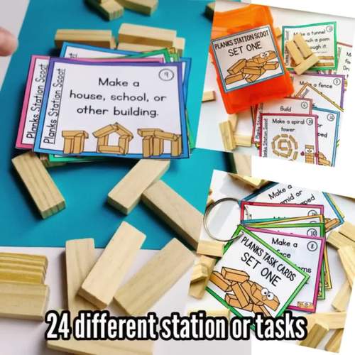 Planks Station Scoot- Set One by Anita Goodwin-Goodwinnovate | TPT