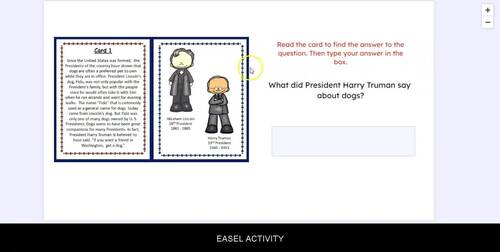 Presidents Day Activity or Anytime Presidential Pets Scavenger Hunt ...