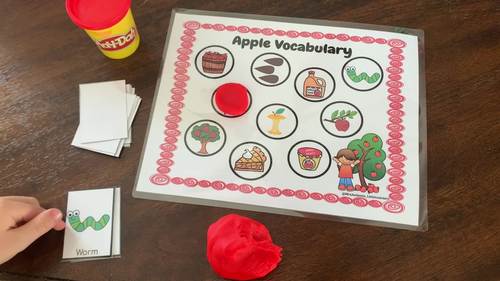Apple Vocabulary Smash it Game by Mrs Jackson's Little Learners | TPT