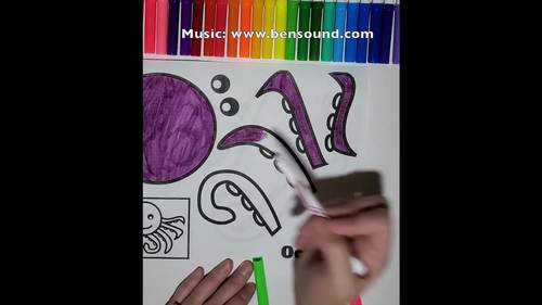 Cut and Paste an Octopus Fine Motor Scissor Skills Craft Activity Ocean ...