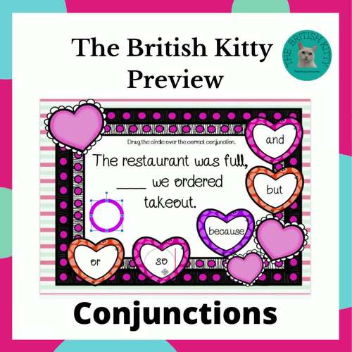 Valentine's Day Grammar Vocab on Digital Google Slides™ Bundle 2nd & 3rd