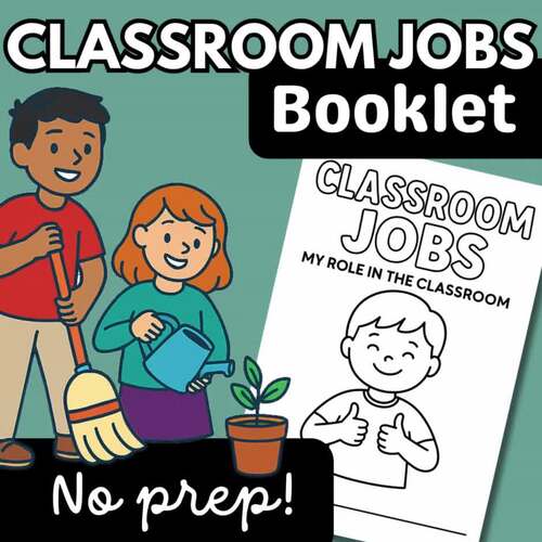 Back to School – Classroom Job Kit & Job Application Booklet | Editable PDF