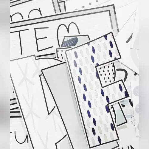 Bulletin Board Letters Beach Themed EDITABLE in 24 Designs | TPT