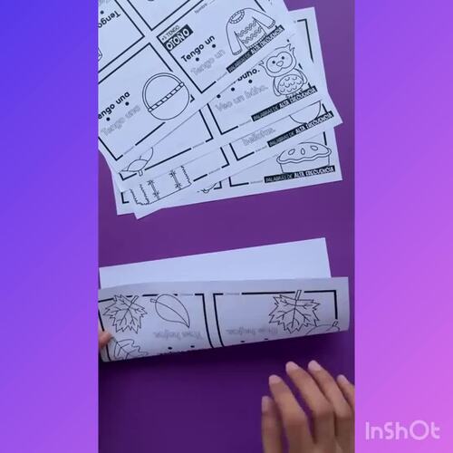 Otoño Palabras de Alta Frecuencia con manzanas | Libros Interactivos PreK-1