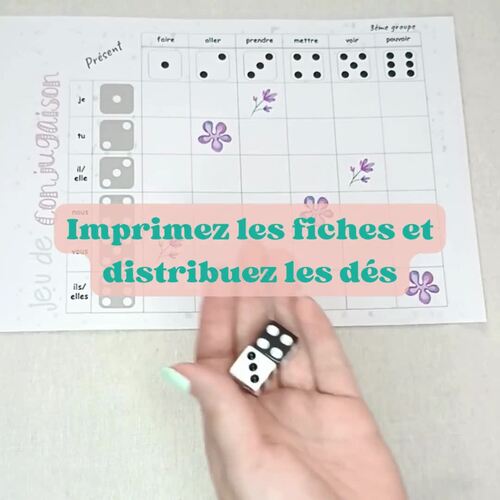 French NO PREP Verbs Game : Jeu de conjugaison - Le Présent : Jeu sans ...