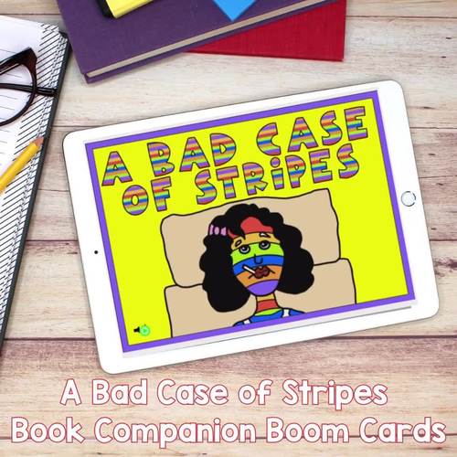 A Bad Case of Stripes by David Shannon Book Companion Boom Cards