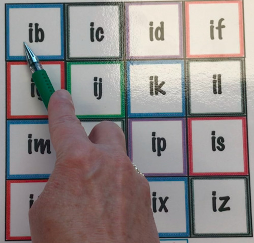 Blending 2 Sound with Short Vowel -i by Reading on Strawberry Lane