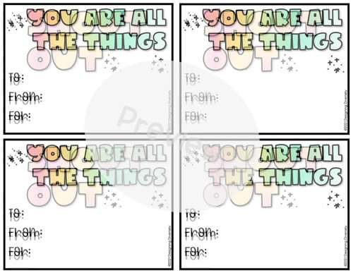 Shout Out Compliment Cards | Positive Reinforcement | EDITABLE | TPT