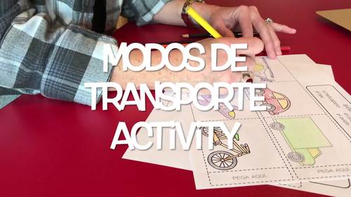 "Los Modos de Transporte" (Means of Transportation Activity) | TpT