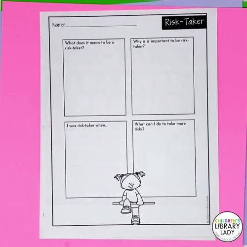 Risk-Taker Learner Profile Activities - IB Learner Profile Picture ...