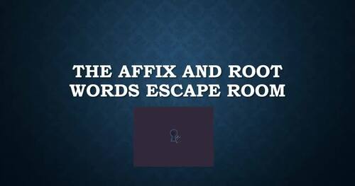 Escape Room Prefixes, Suffixes, and Roots by Strategies | TPT