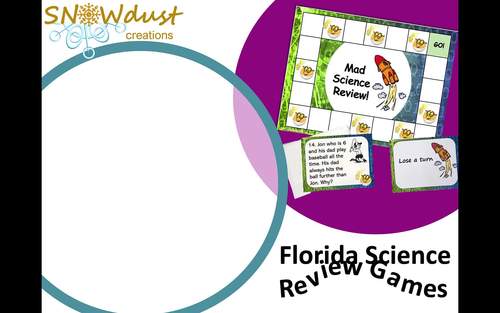 Florida Science 5th Grade Review Games Earth Space Science Bundle
