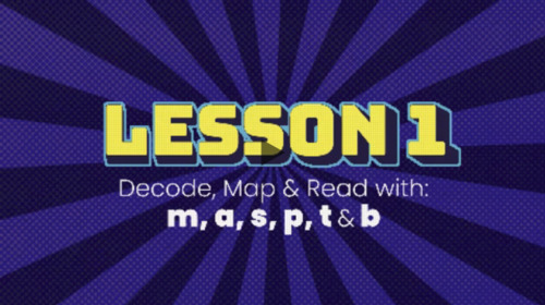 Let's Read! | Lesson 1 | Decode, Map, Blend and Read With: m, a, s, p ...