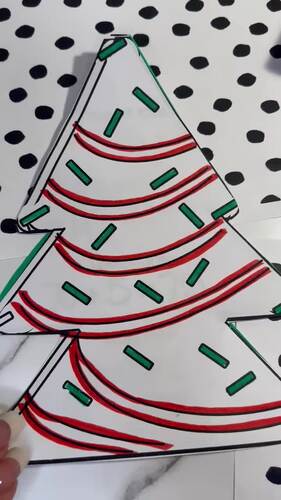 Christmas Tree Math Place Value Craft by The Teaching Diva Corner