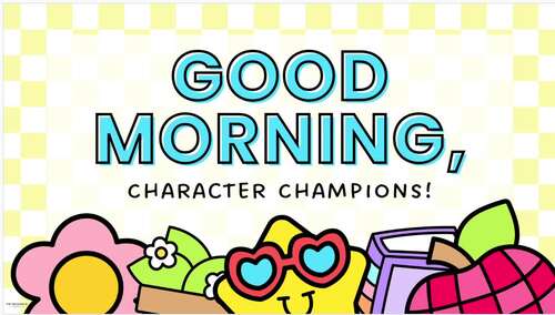RESPONSIBILITY Activity Morning Meeting Slide Lessons – Character 2nd ...
