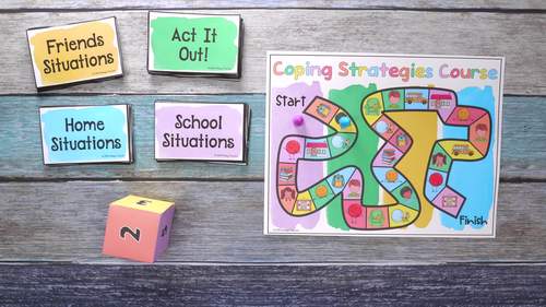 Coping Strategies Board Game - Digital & Print SEL Skills by Pathway 2 ...