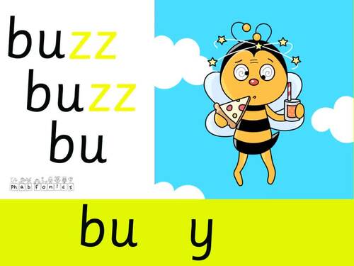/zz/ Buzzy Bee Phase 2 phonics by Groovy Phonics | TPT