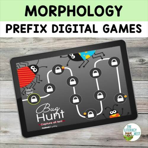 Morphology Games for Prefixes Task Cards by Emily Gibbons The Literacy Nest